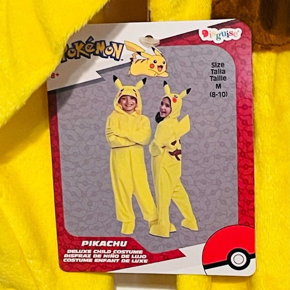 Disguise | Costumes | Pikachu Costume For Kids Med 8 | Poshmark